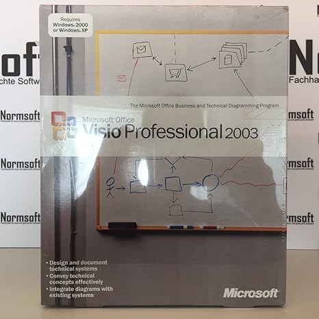 Amazon.com: Microsoft Visio Professional 2003 OLD VERSION : Software