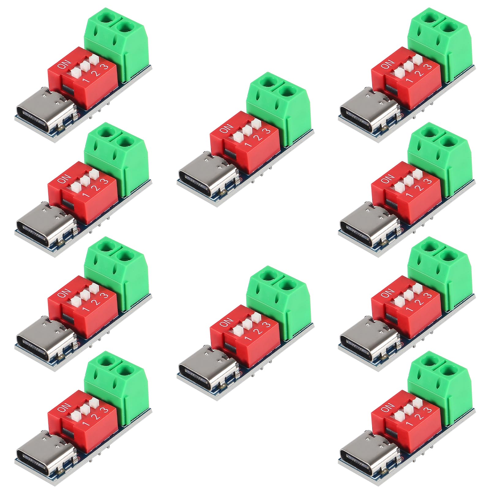 Amazon.com: AITRIP 10PCS USB-C PD Trigger Board Module PD/QC Decoy ...