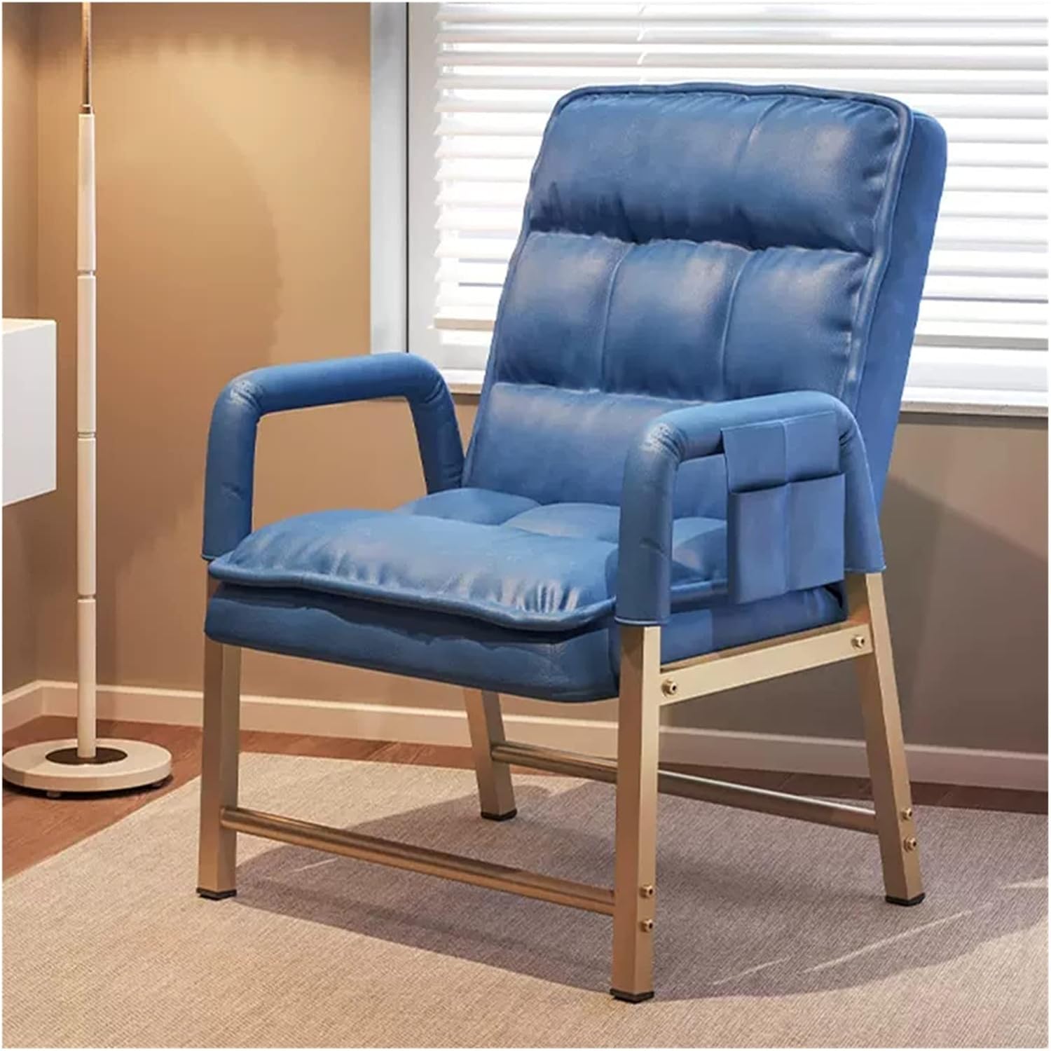 Amazon.com: Sofa Chair Sleeper Leather Accent Chairs with Adjustable ...