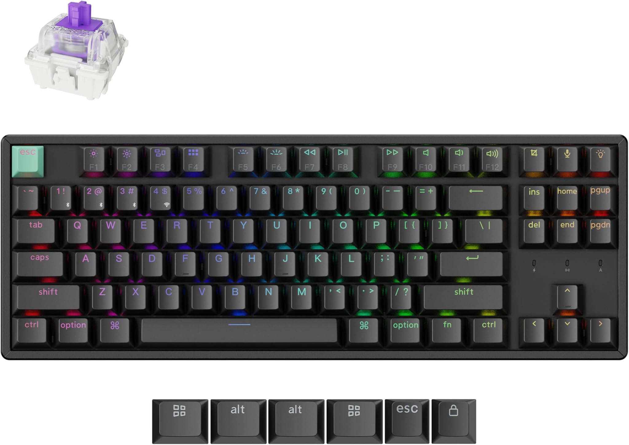 K8 He Tkl Wireless Mechanical Keyboard Hot Swappable Hall Effect ...