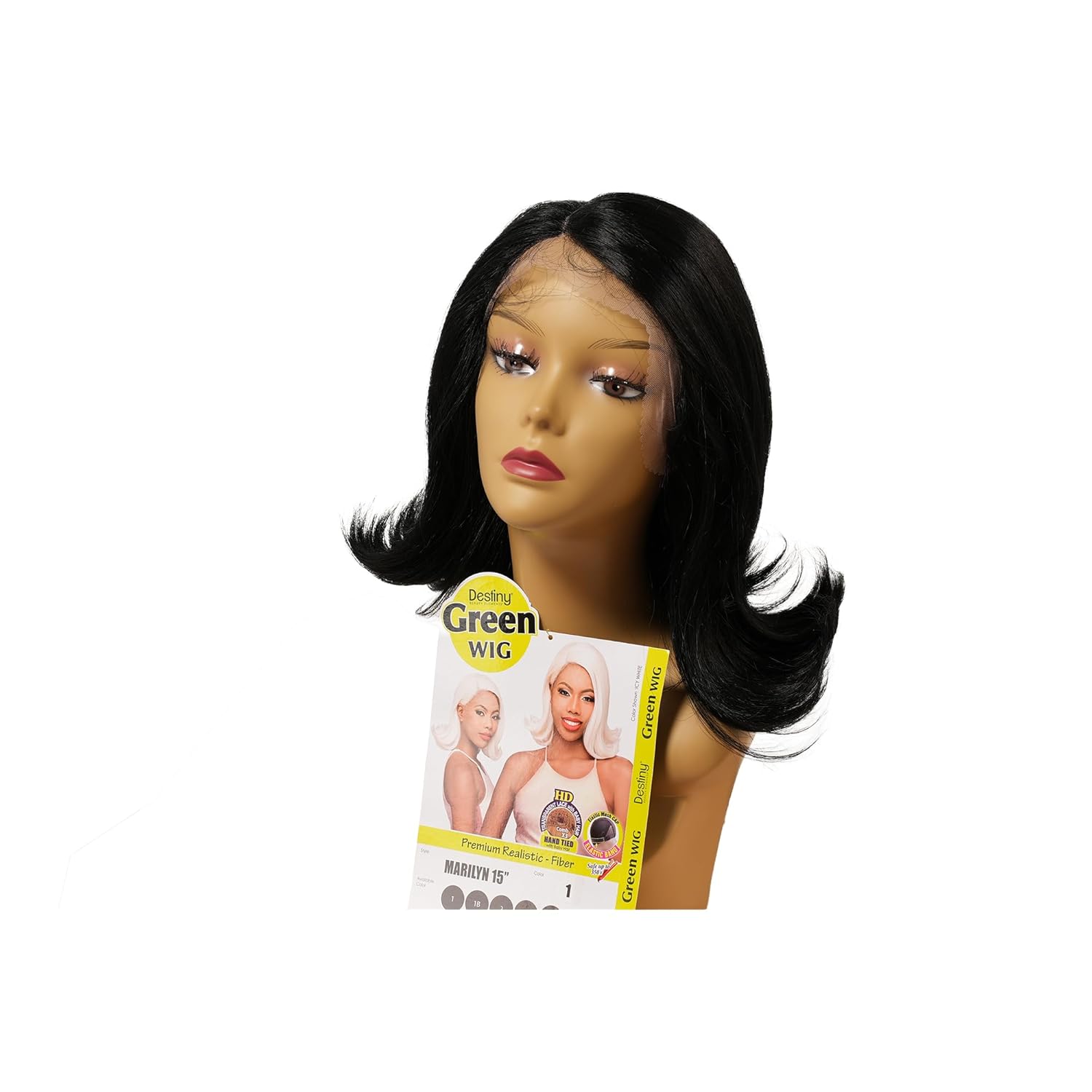 Amazon.com : Synthetic Lace Front Wig With Baby Hair Glueless Multi ...