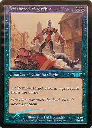 Amazon.co.jp: MAGIC: The Gathering MTG Black English Version Withered ...