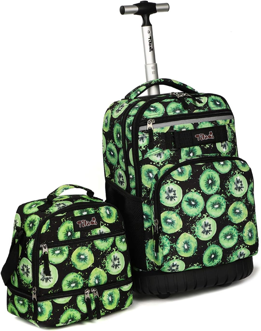 Amazon.com | Tilami Rolling Backpack 19 inch with Lunch Bag Wheeled ...