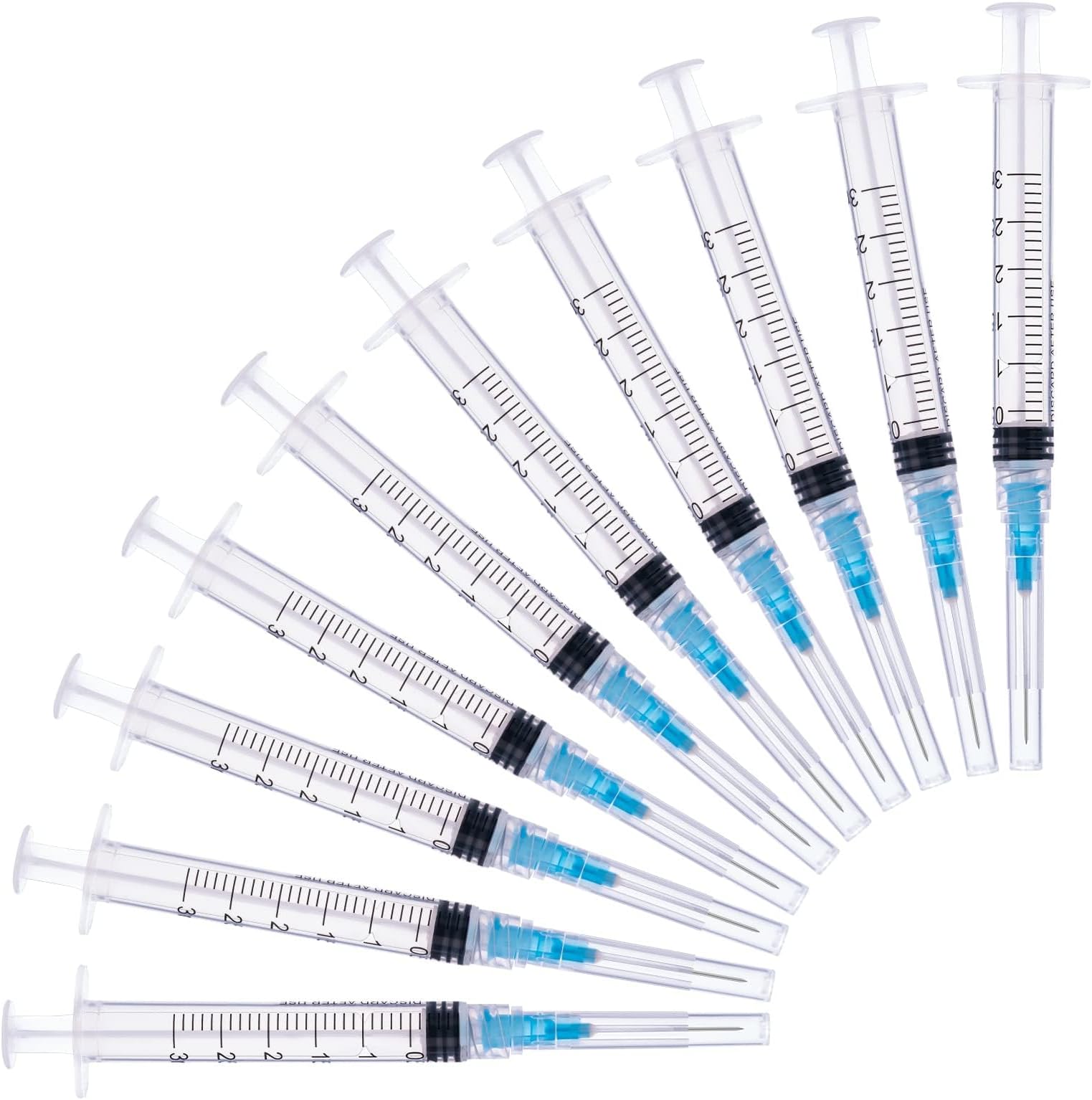 Amazon.com: 100 Pack Disposable 5ml/cc Lab Syringes with 22Ga 1.25 Inch Needle Luer Lock ...