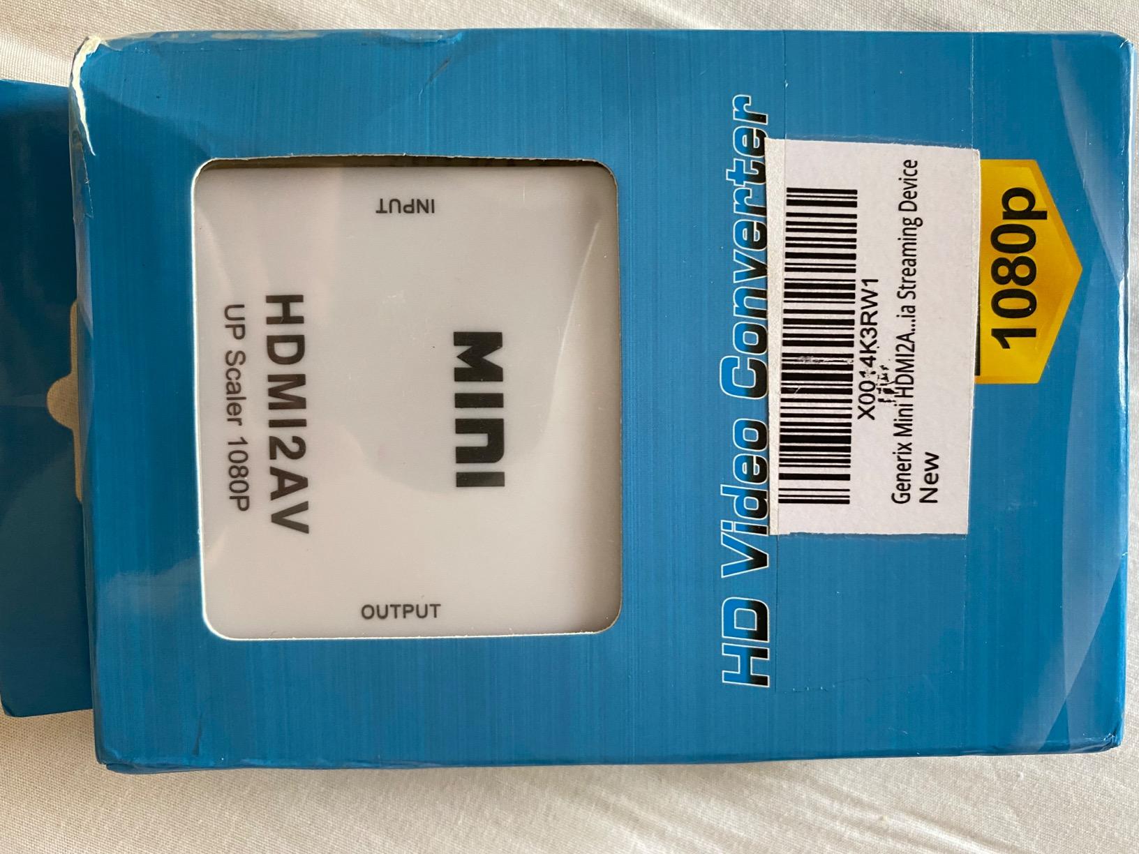 Buy Posh Mini HDMI2AV UP Scaler 1080P HD Video Converter Media ...