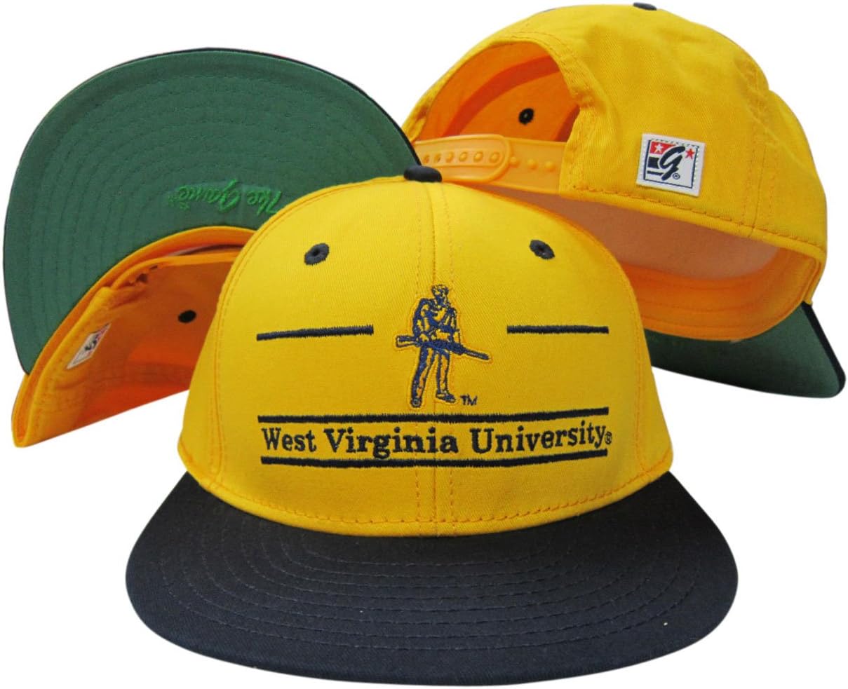 Amazon.com: West Virginia Mountaineers Classic Split Bar Snapback ...