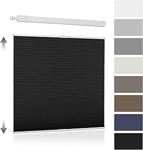 Amazon.com: HOTSOON No Tools No Drill Shades for Windows,Modern Top Down Bottom Up Cellular ...