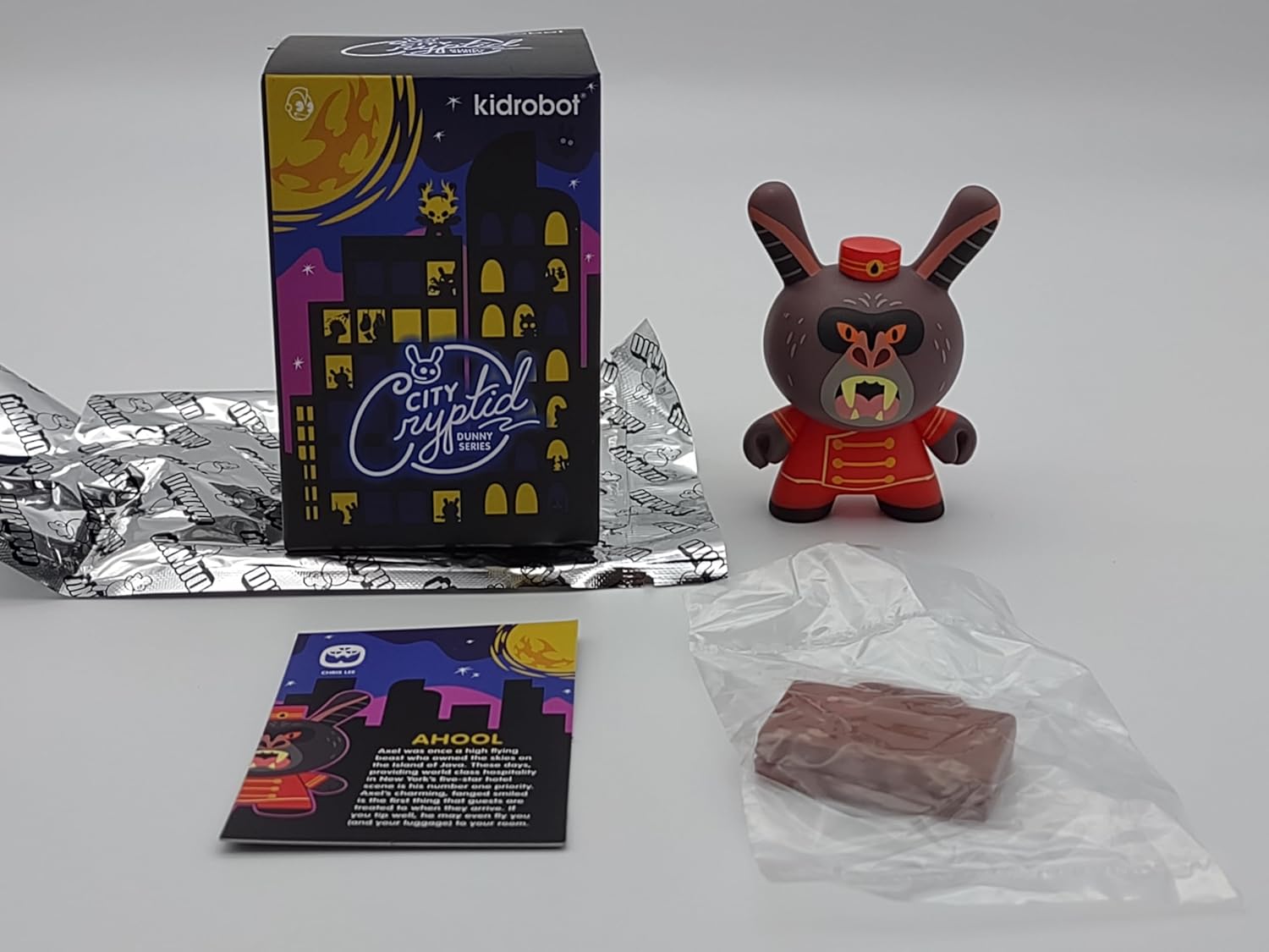 Amazon.com: Kidrobot City Cryptid Ahool 2.7" Mini Vinyl Figure Dunny ...