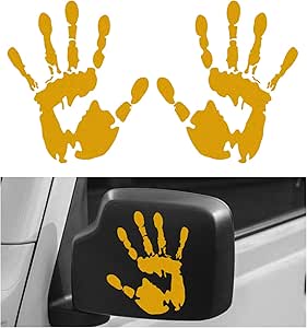 Amazon.com: Wevdn 2 PCS Car Wave Sign Stickers, Automobile Wave ...