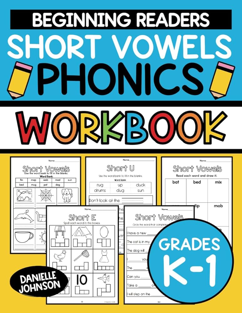 First Grade Phonics Worksheets Short Vowels