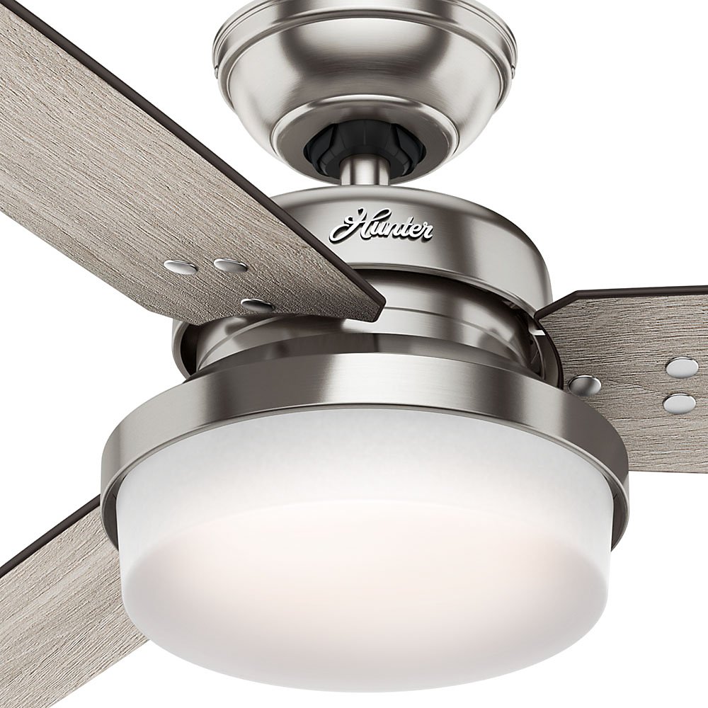 Hunter Sentinel Indoor Ceiling Fan with LED Light and Remote Control ...