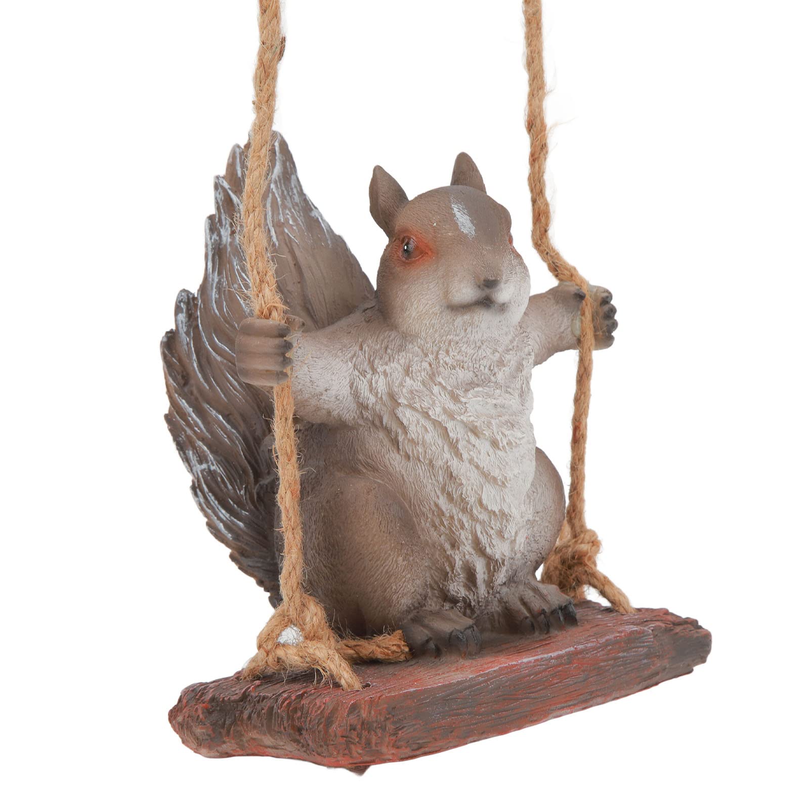 Amazon.com: Miokycl Hanging Squirrel Statues Garden Decor Cute Swing ...