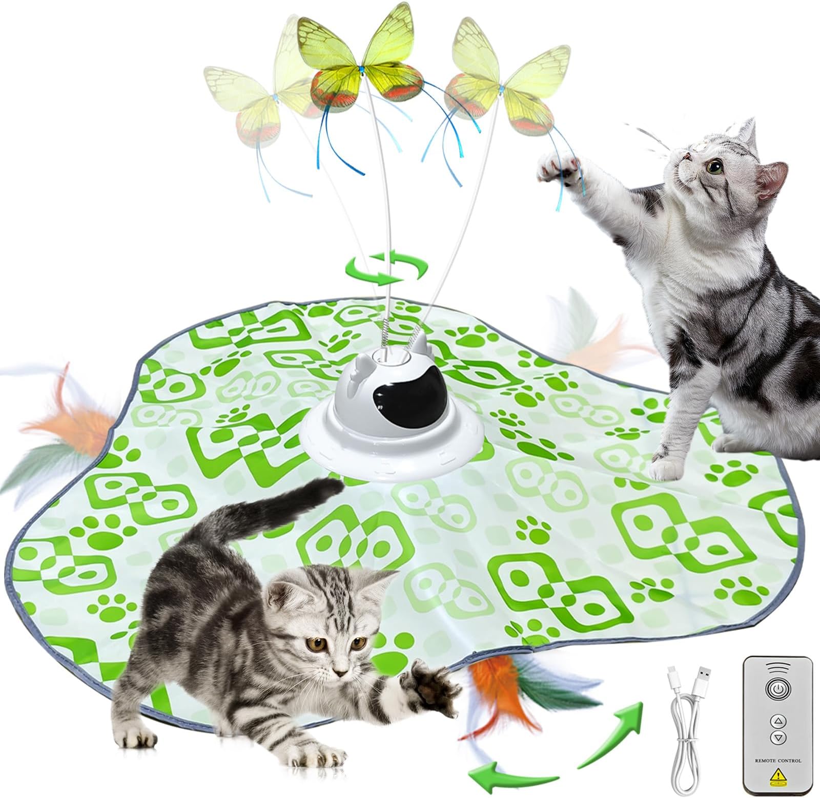 Amazon.com : AO LI GEI Interactive Cat Toys Hide and Seek,3 in 1 Cats ...