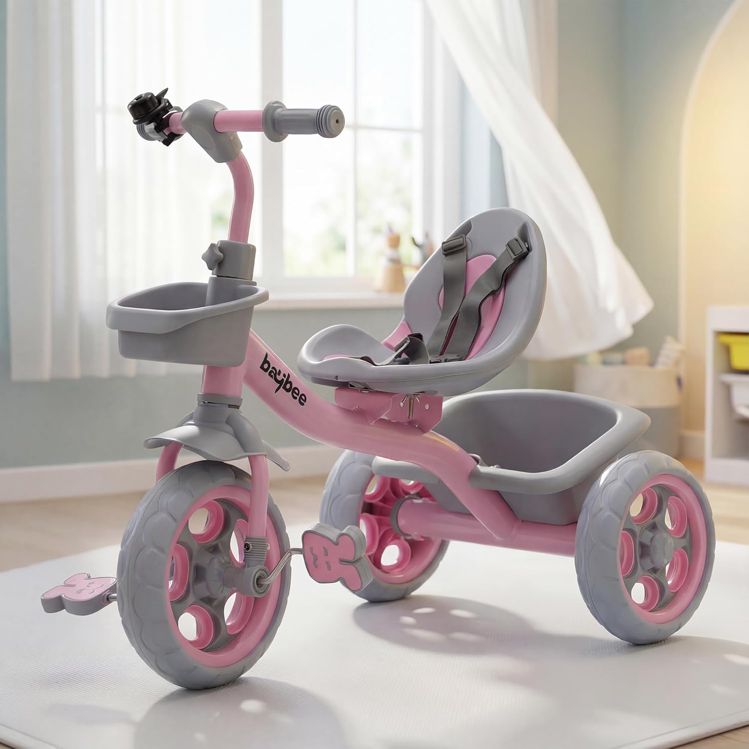 Baybee Beagle Baby Cycle for Kids | Plug N Play Tricycle with Eva ...
