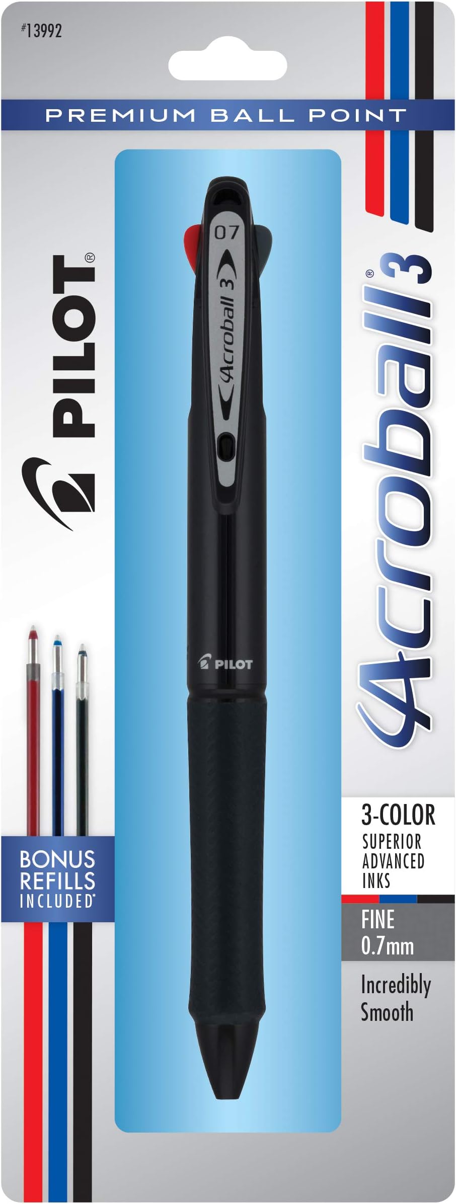 PILOT Acroball 3 - Bolígrafo de tinta avanzada multifunción de alta ...