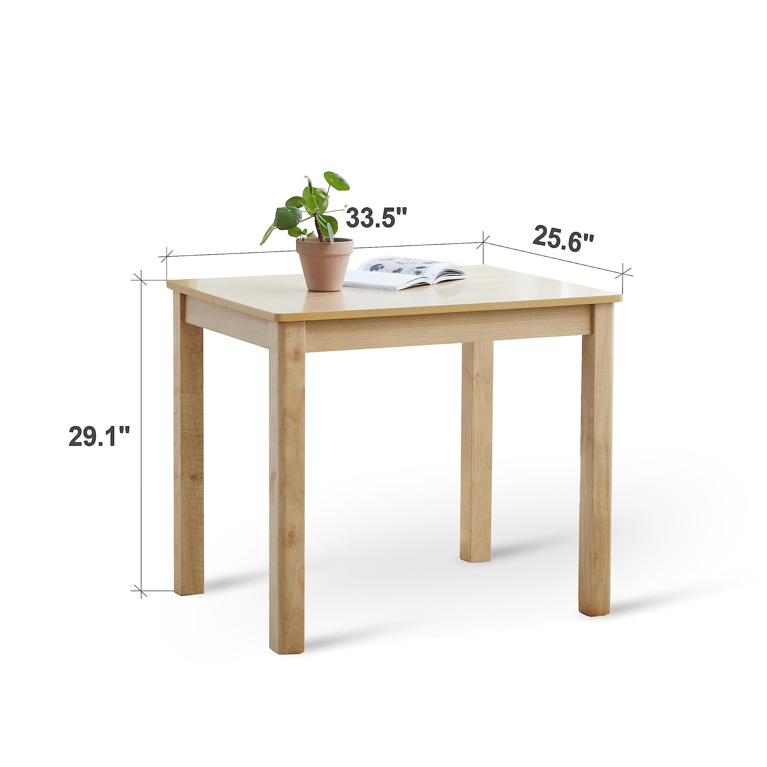 Snapklik.com : Livinia Cabin 33.5" Wooden Dining Table/Small ...