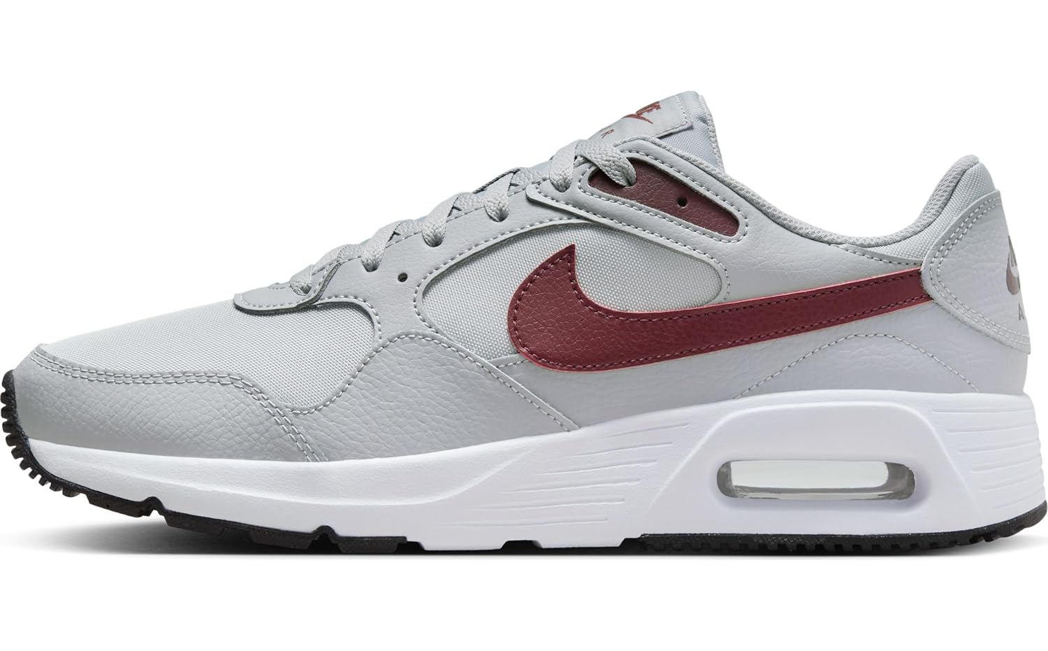 Nike Mens Air Max Sc Running Shoes-Wolf Grey/Dark Team Red-Burgundy ...