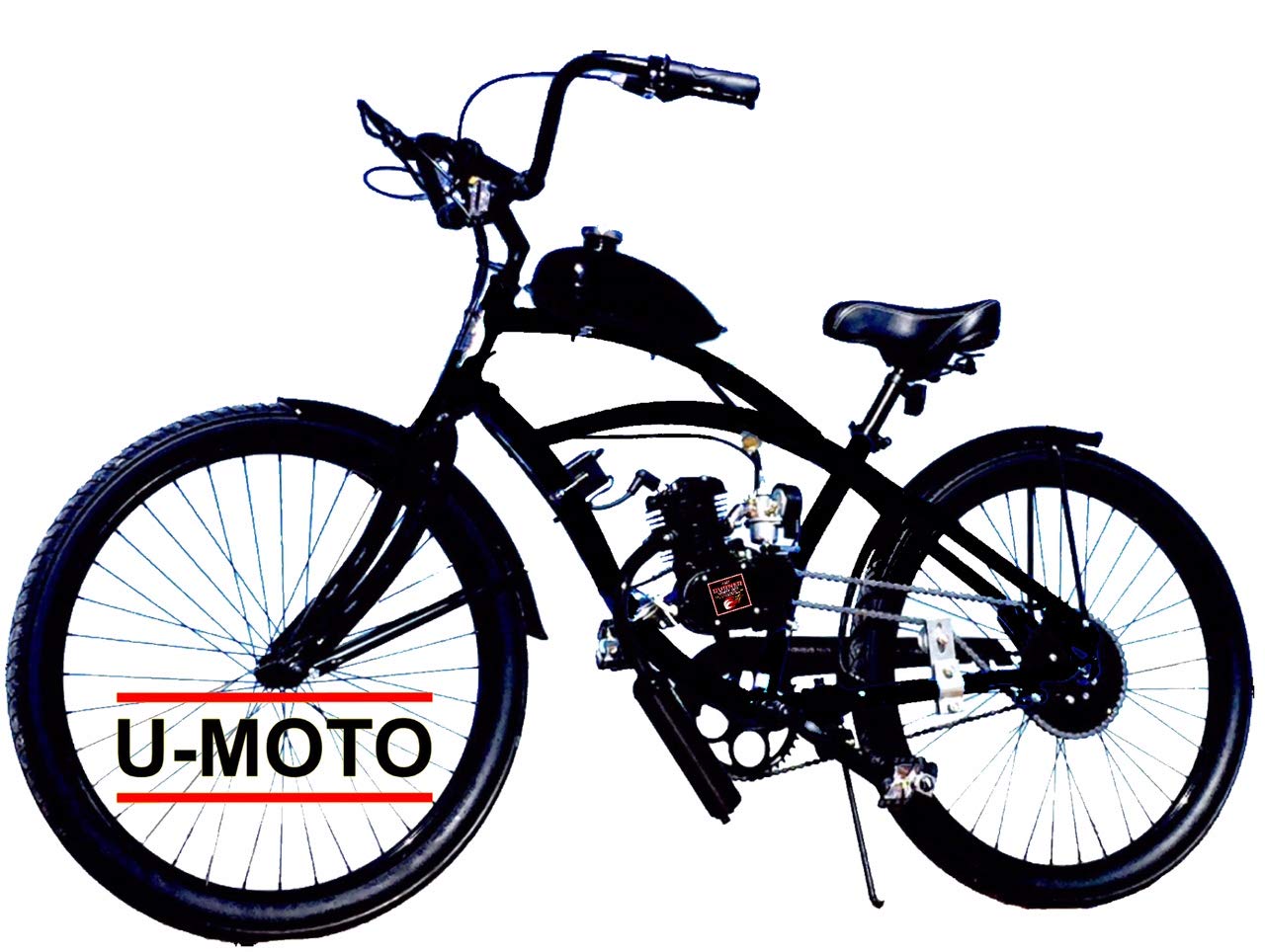 2-STROKE 66cc/80cc MOTORIZED BIKE KIT WITH 26" CRUISER BIKE DIY MOTOR BIKE SYSTEM : Amazon.in ...