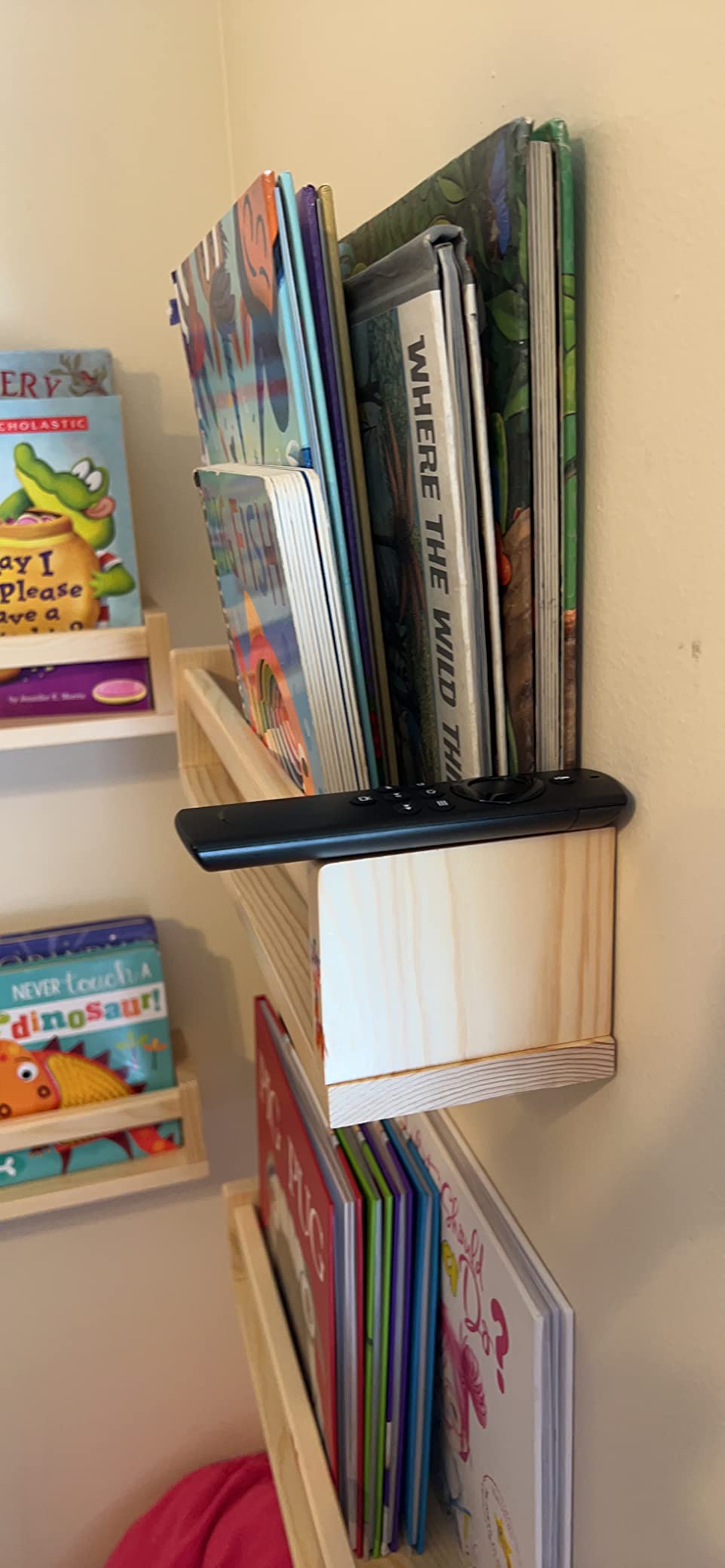 $8/mo - Finance Forbena 24 Inch Wall Bookshelf for Kids Bedroom Set of ...