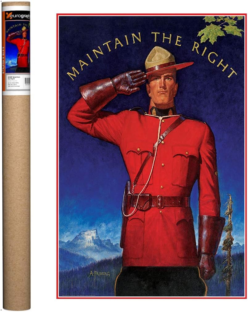 RCMP Maintain The Right, Poster 24 x 36 inch by Eurographics : Amazon ...