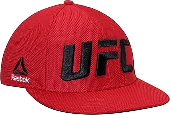 UFC Red Flat Visor Flex Hat at Amazon Men’s Clothing store