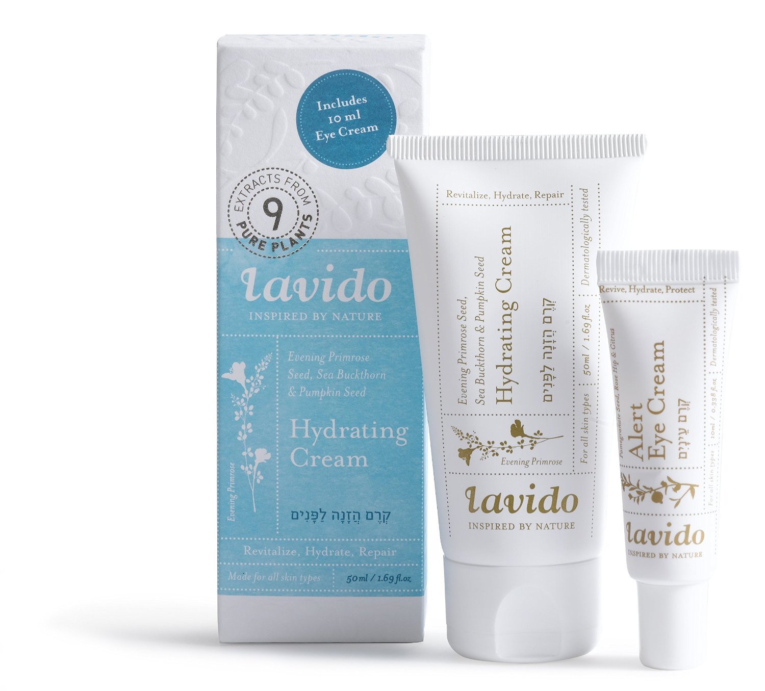 Amazon.com: Lavido Hydrating Cream (1.7 fl oz) & Alert Eye Cream Duo ...