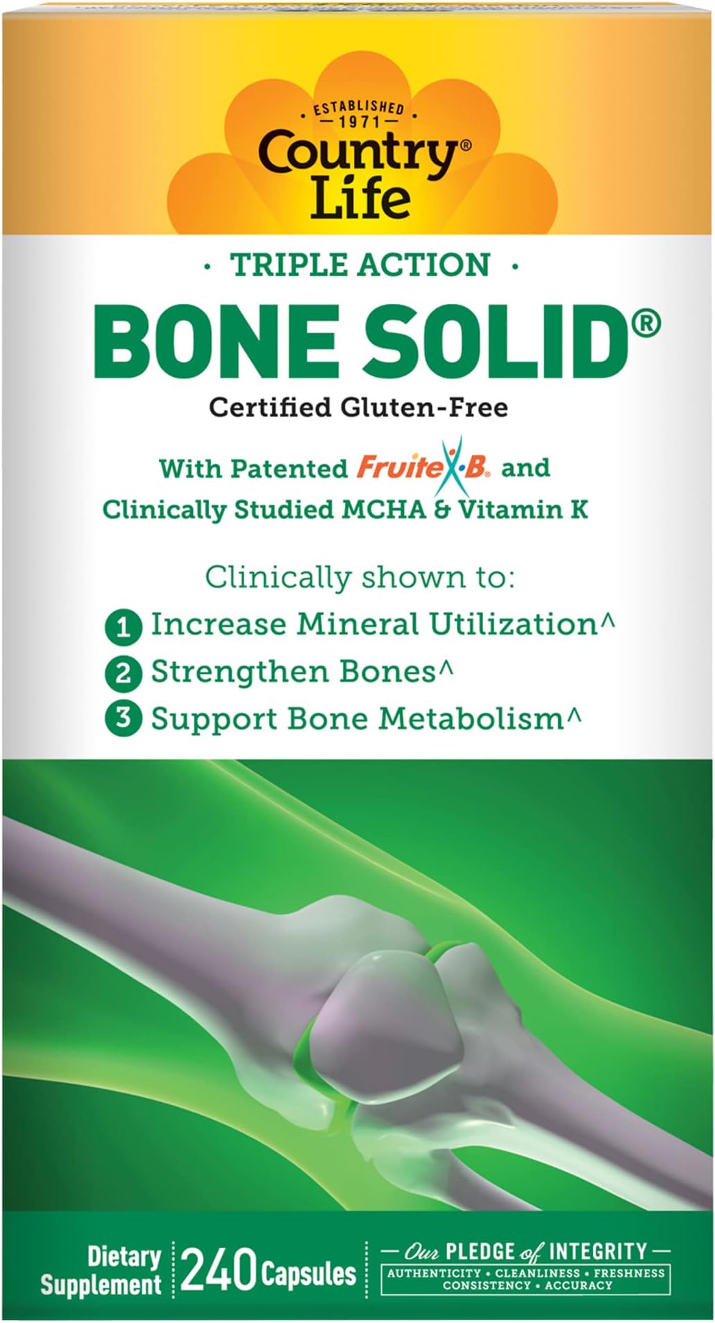 Amazon.com: Country Life Bone Solid - Bone Health Supplement with ...