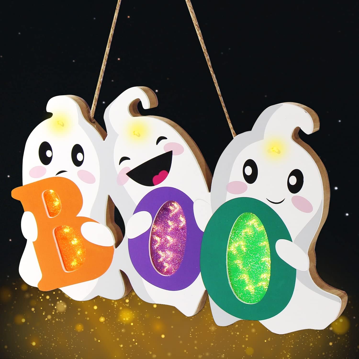 Amazon.com: Halloween Decorations Welcome Door Sign Halloween Front ...