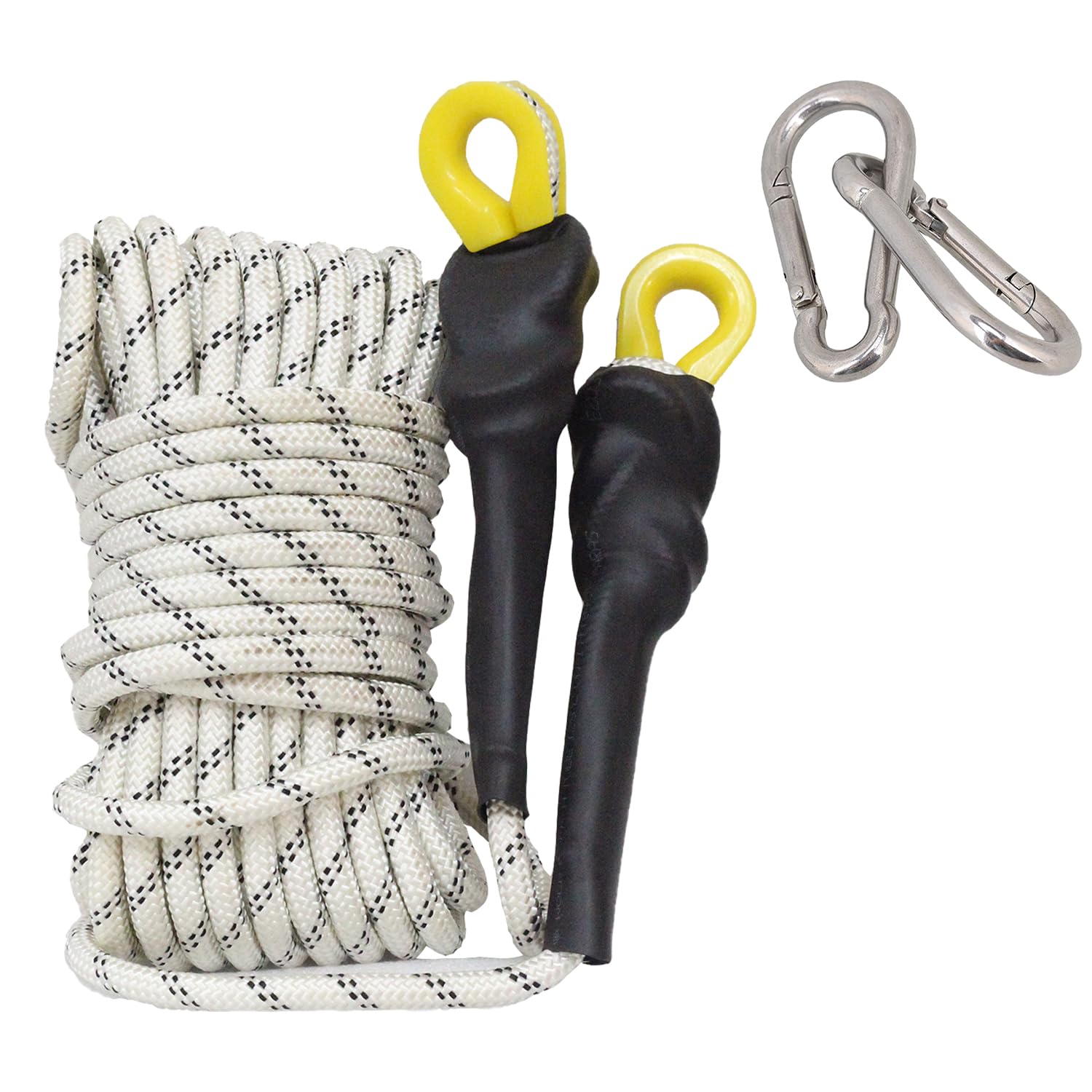 Fit Fusion® Kernmantle, Climbing Rope with Hook, 10 MM Dynamic Hiking ...