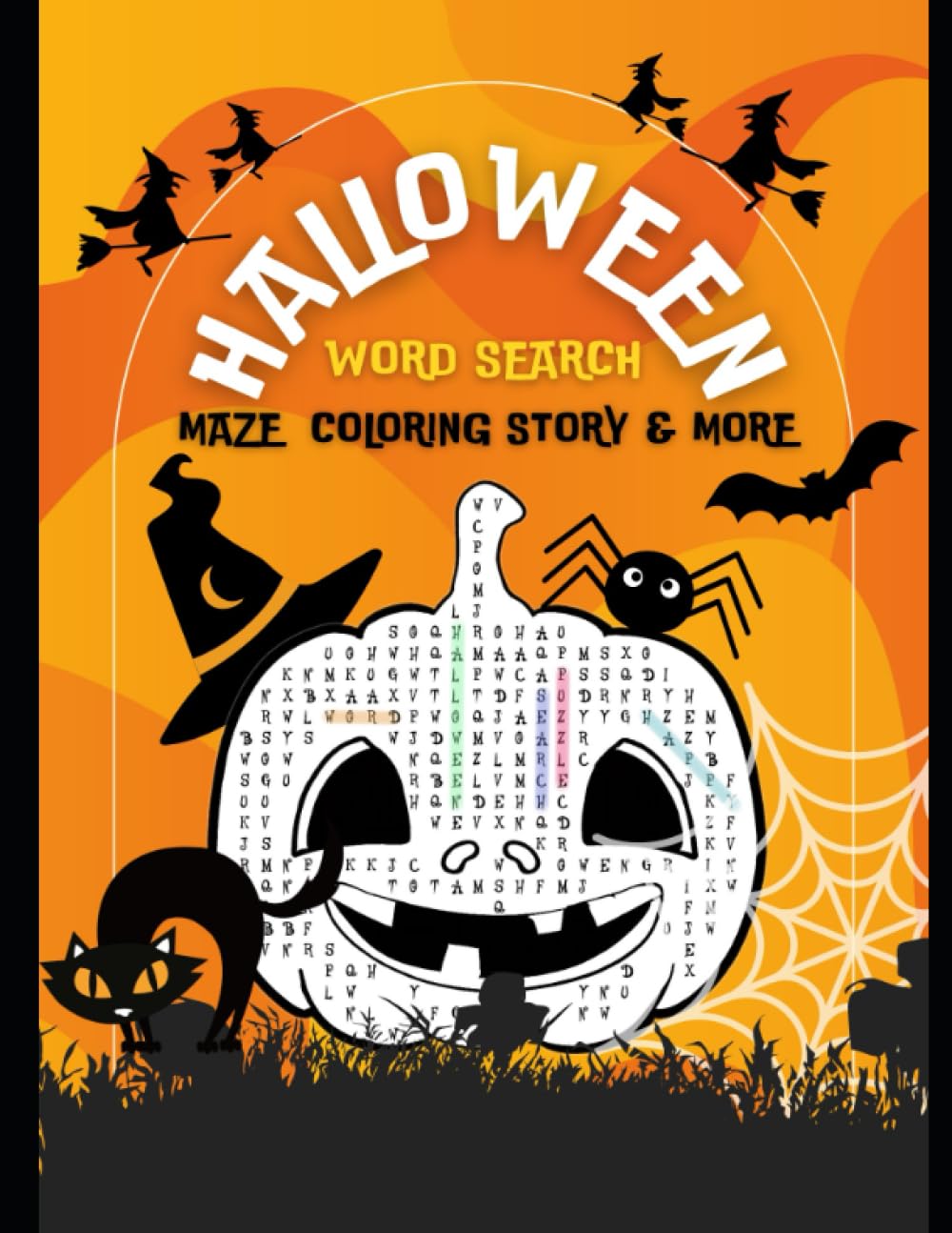 Halloween word search puzzle maze story and more: Halloween word search ...