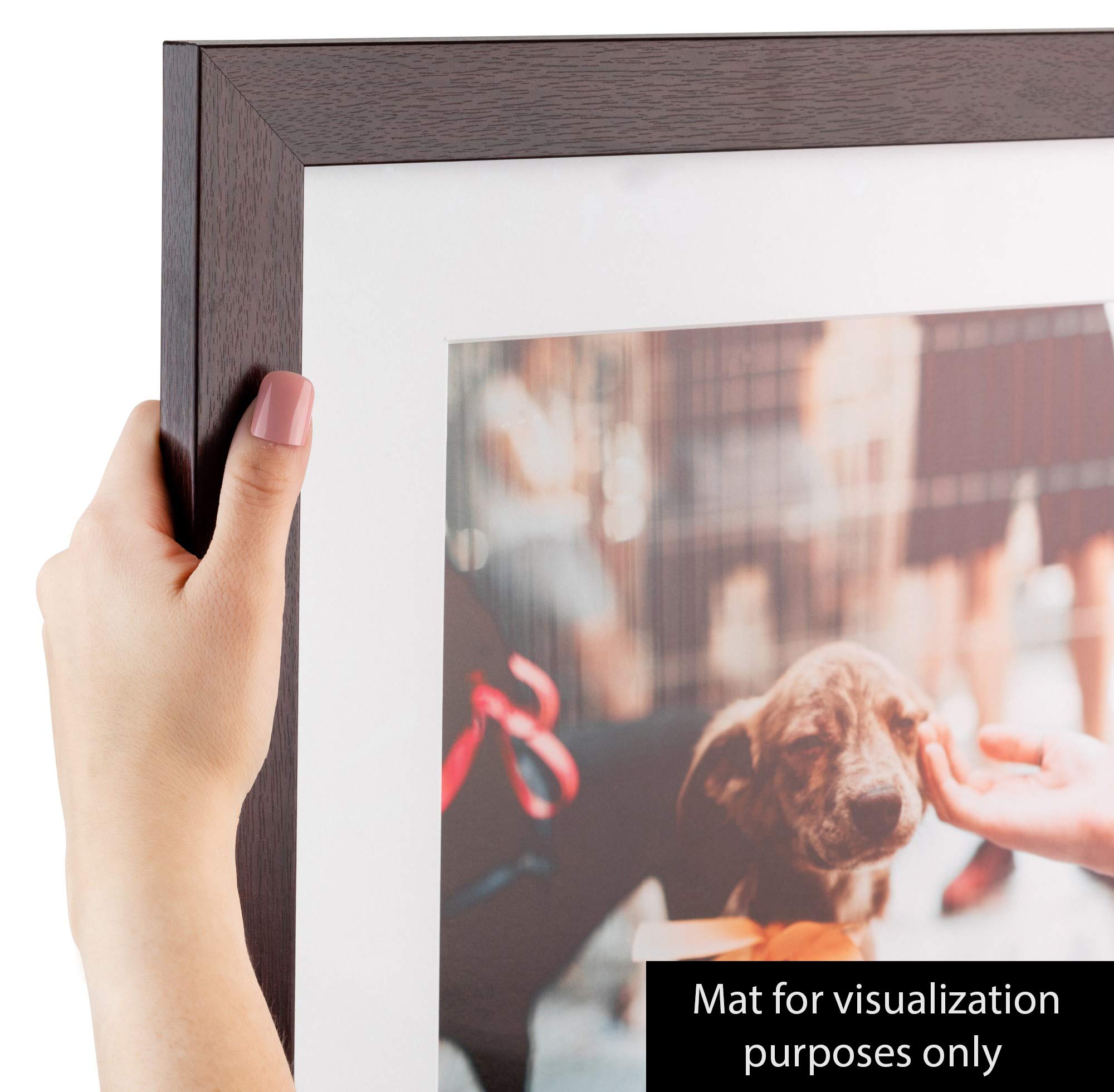 Snapklik.com : ArtToFrames 13x38 Inch Brown Picture Frame, This 1.25 ...