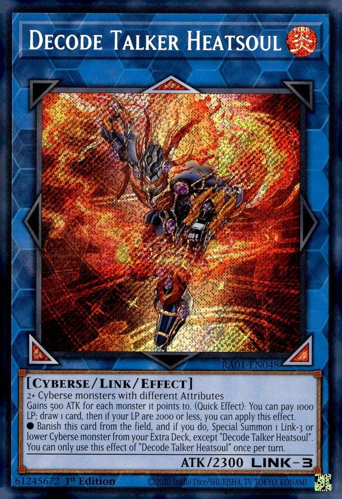Amazon.com: Decode Talker Heatsoul (Secret Rare) - RA01-EN048 - Secret ...