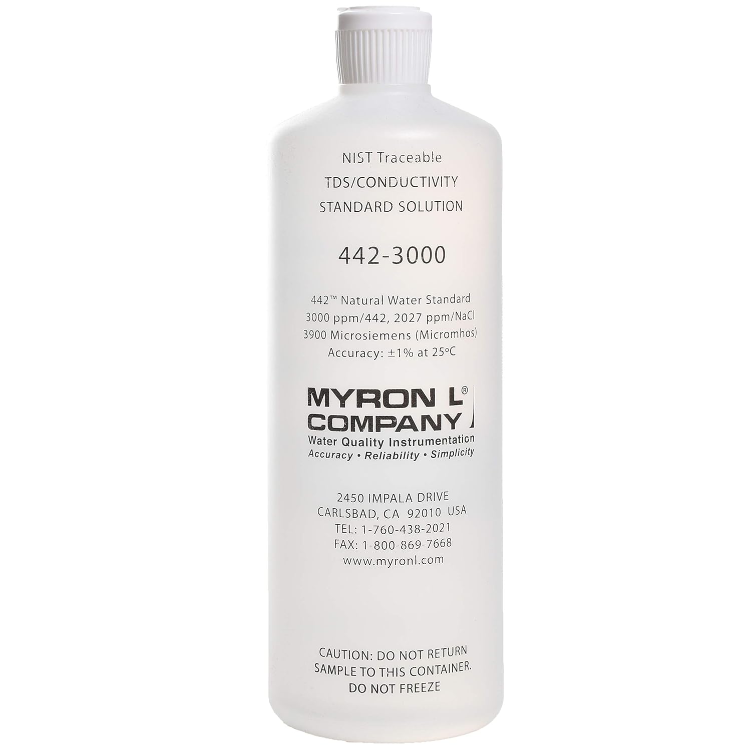 Myron L Company 3000ppm, Calibration Solution, Quart: Amazon.com ...