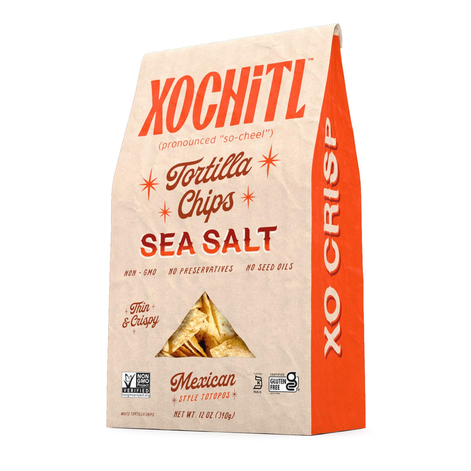 Amazon.com: Xochitl Tortilla Chips Sea Salt - Thin & Crispy White Corn ...
