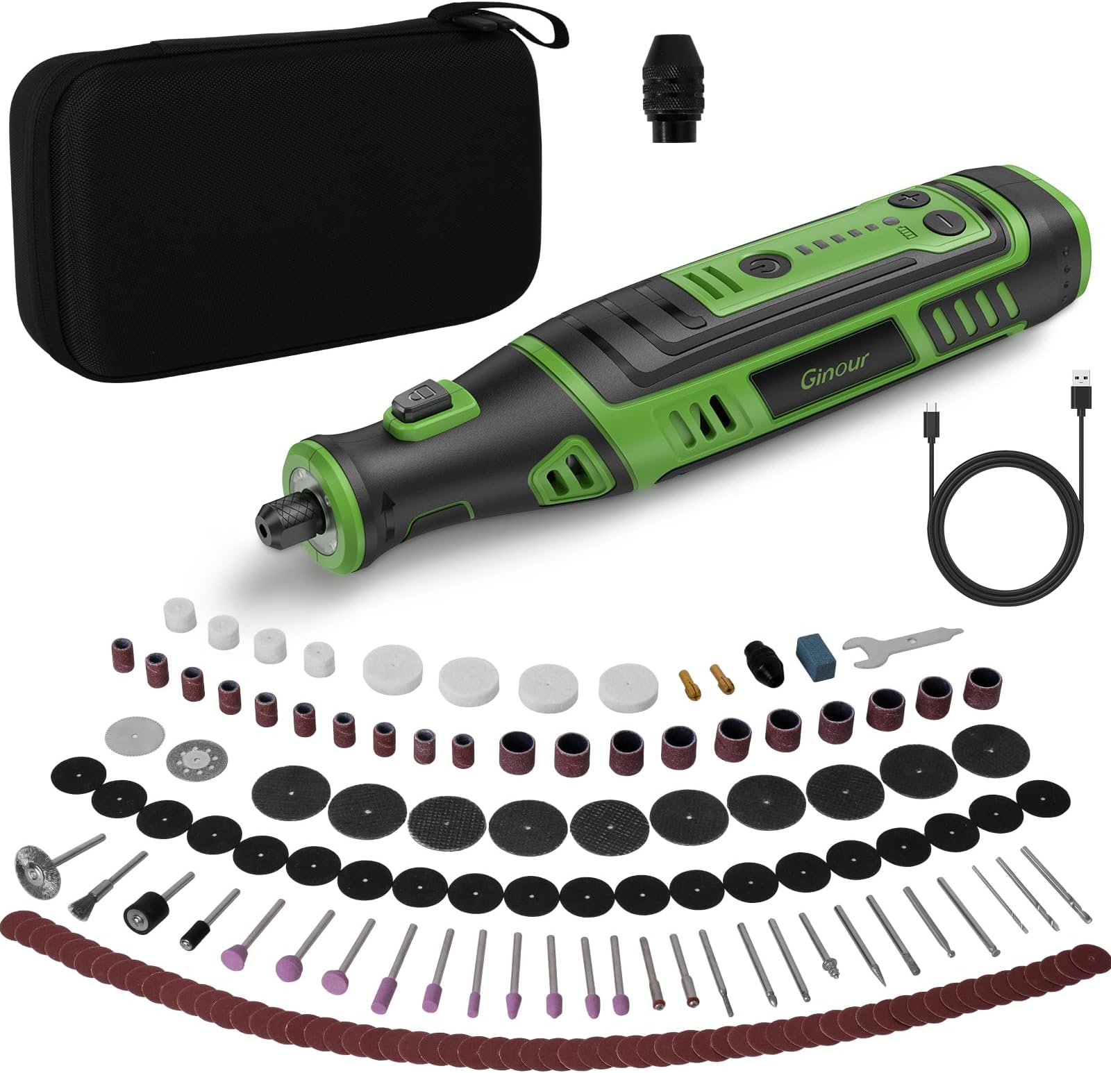 Outil Multifonction Sans Fil, 8V 2.0Ah Outils Rotatifs Multifonction ...