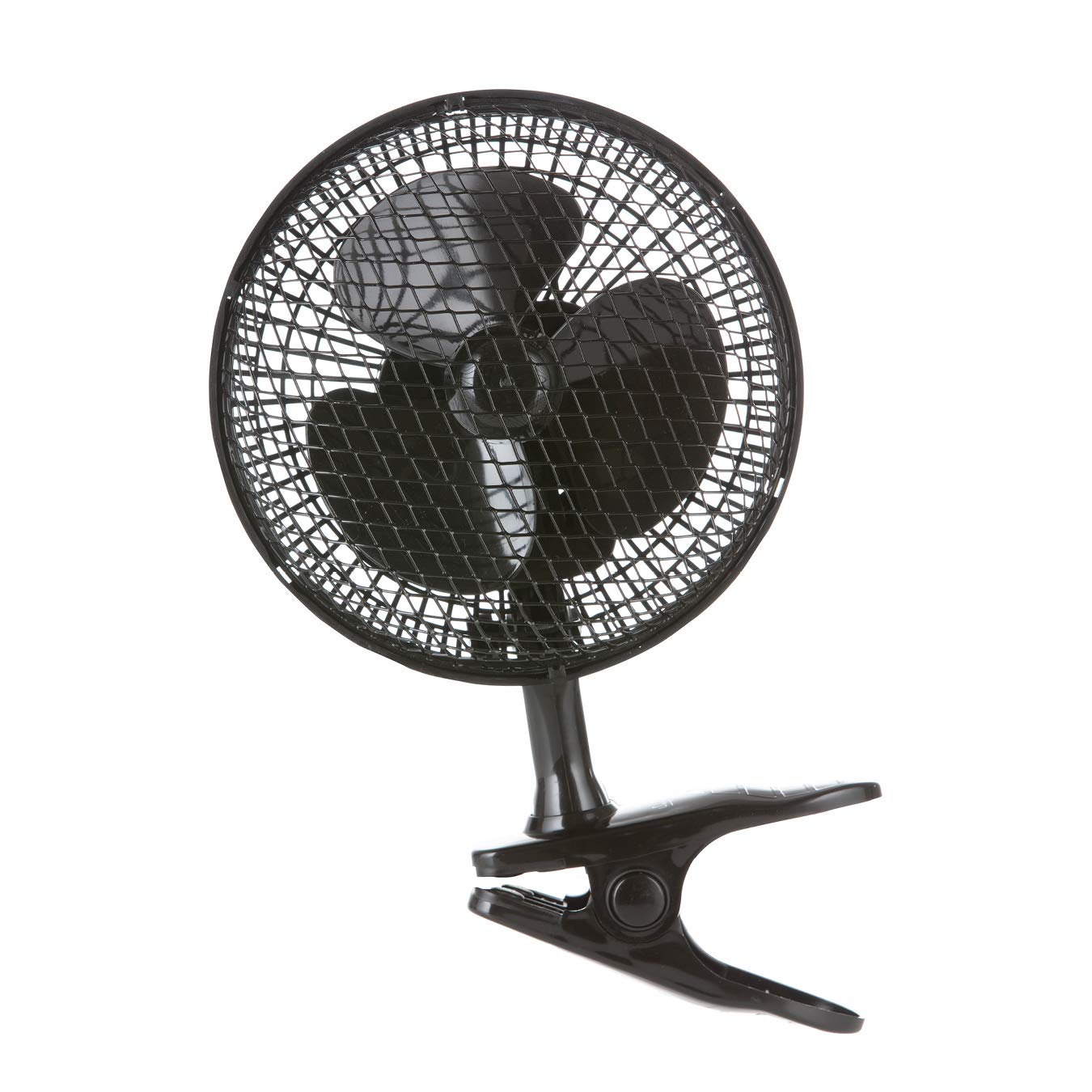 Signature S40007B 6” 2 Speed Clip Fan with Adjustable Tilt, Black ...