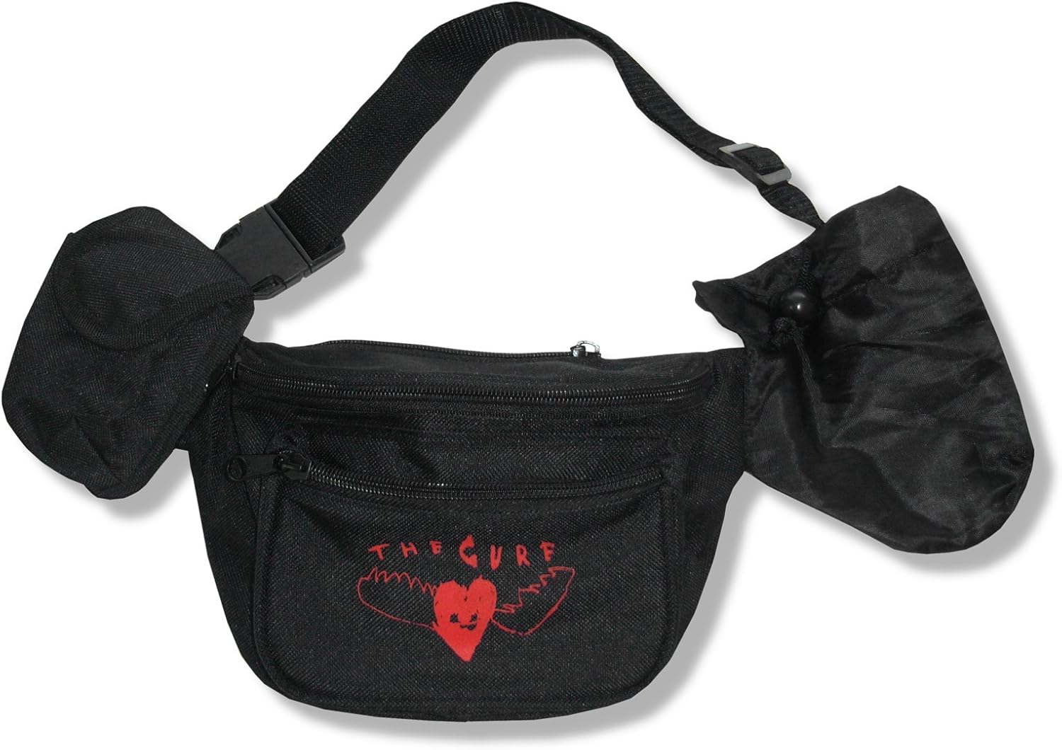 Amazon.com: The Cure "Heart" Logo Black Canvas Fanny Pack : Sports ...