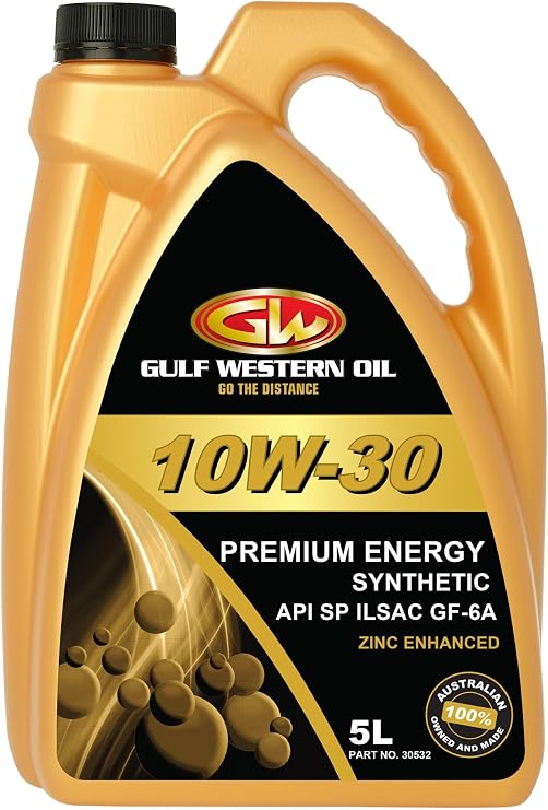Gulf Western Oil 30532 Premium Energy Semi Synthetic Engine Oil, Silver ...