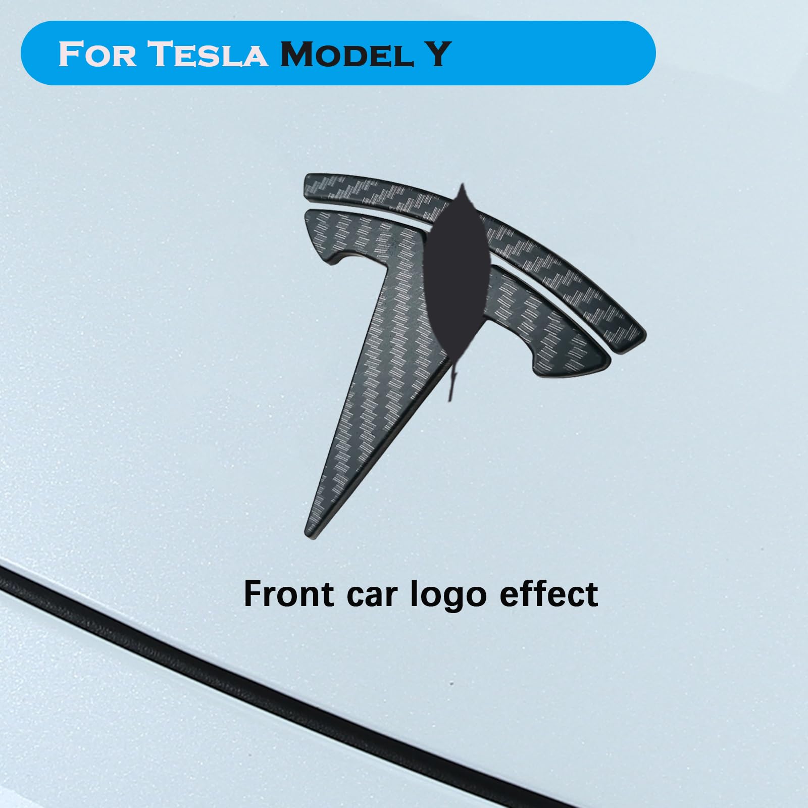Snapklik.com : YHCDSEA For Model Y Emblem Badge Sticker Cover, Fit For ...