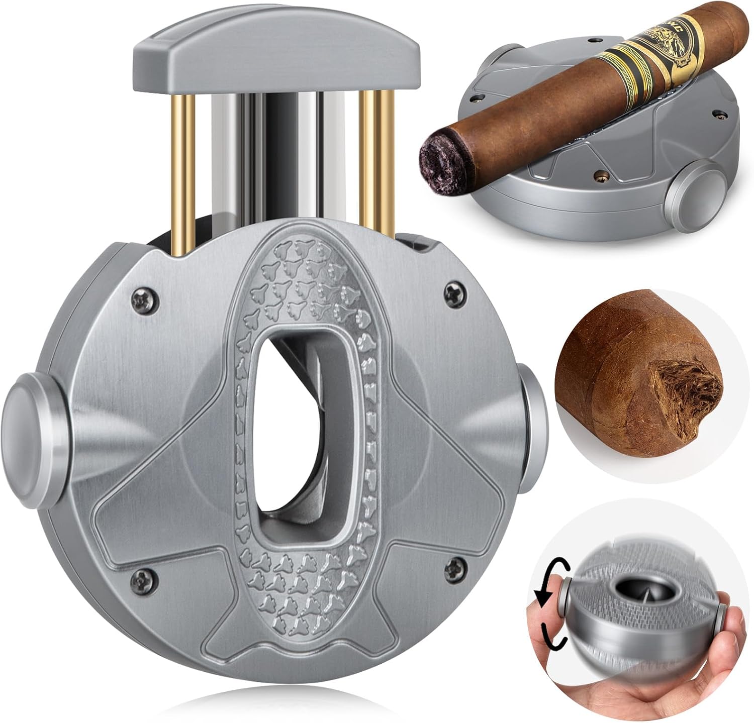 Amazon.com: DXXULL Cigar Cutter V Shape Cigar Cutter, 3 in 1 Cigar V ...
