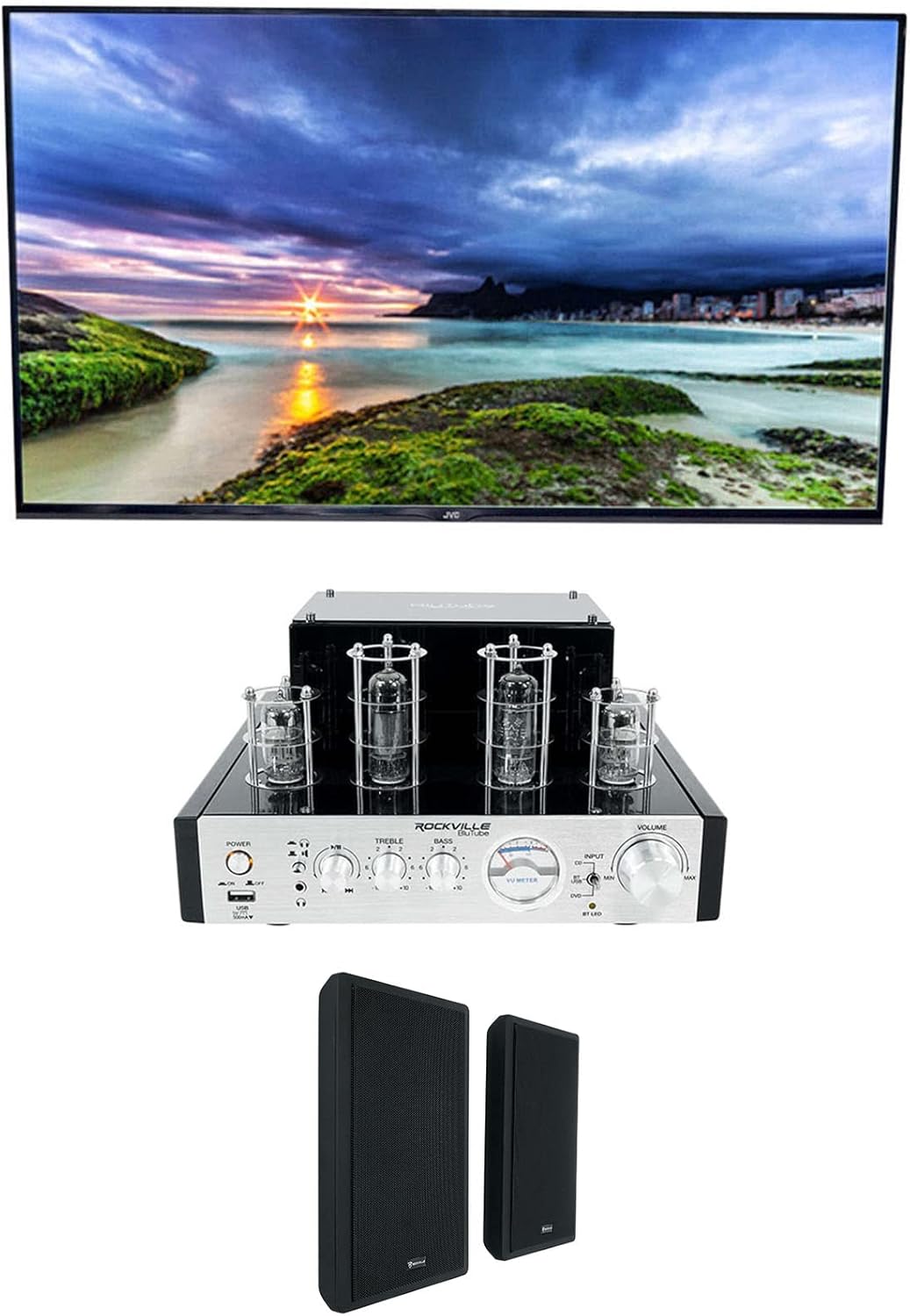 Amazon.com: (1) Rockville BluTube 70w Tube Amplifier/Home Theater ...