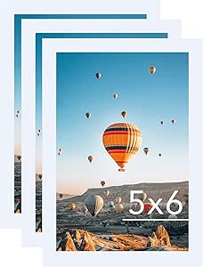 Amazon.com: JCJMY 5x6 White Picture Frame Set of 3, Horizontal and ...