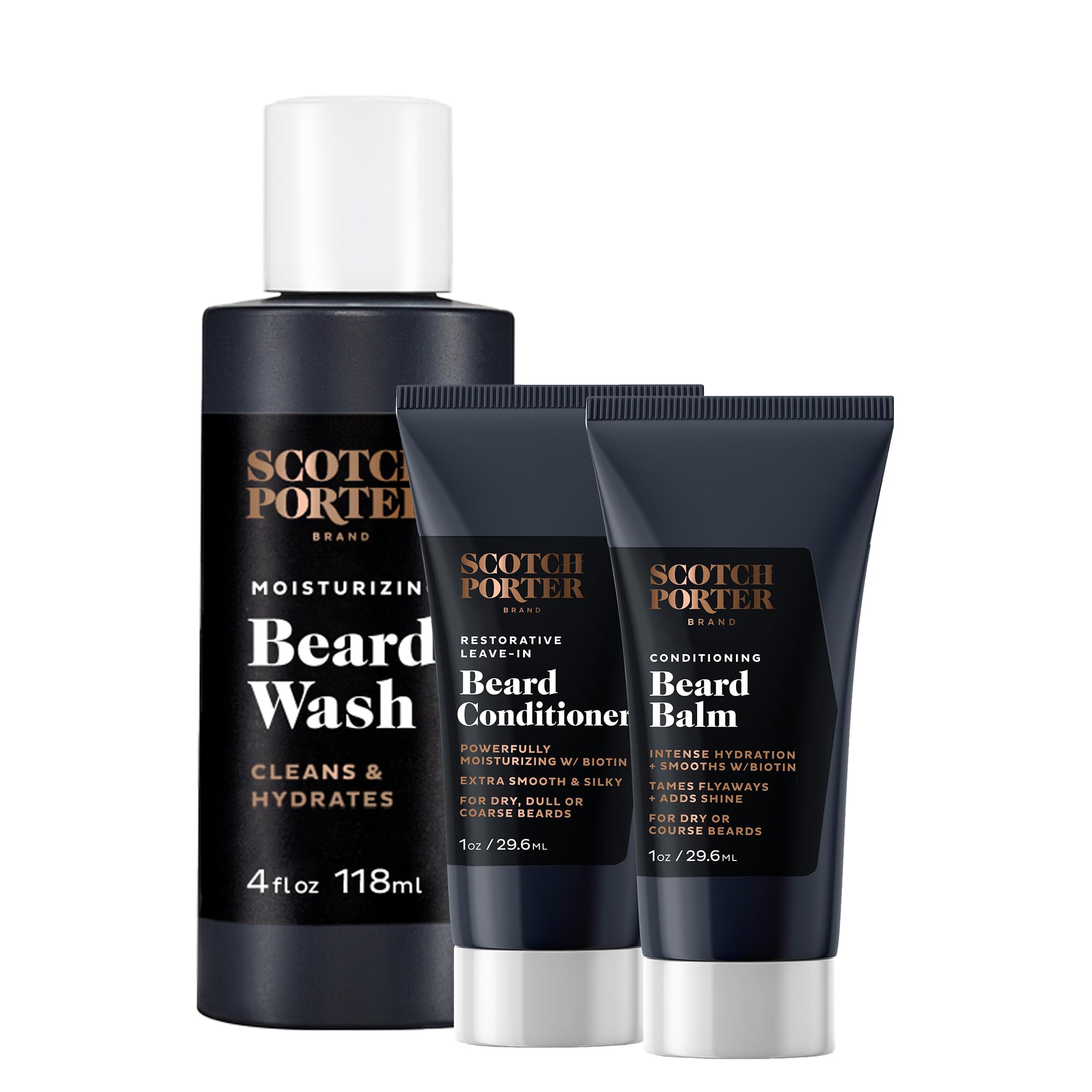 Amazon.com : Scotch Porter Beard Blueprint Starter Kit – Wash 4 oz ...