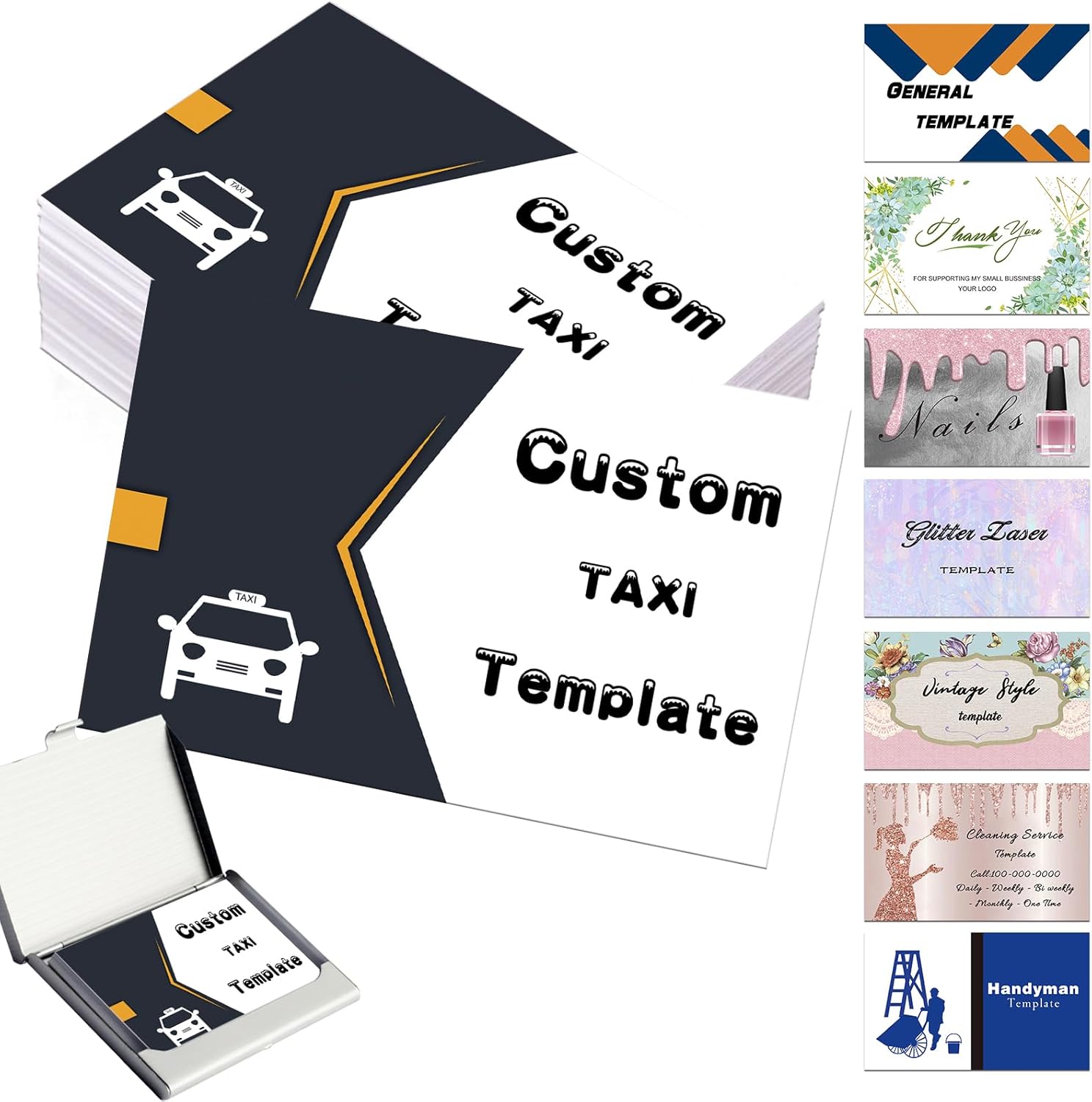 Amazon.com : Custom Business Cards Personalized, Business Cards ...