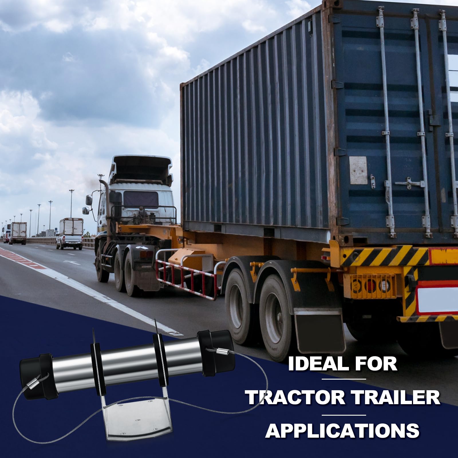 Snapklik.com : Datanly 5 Pcs Trailer Document Holder Aluminum 1-5/8"x9 ...