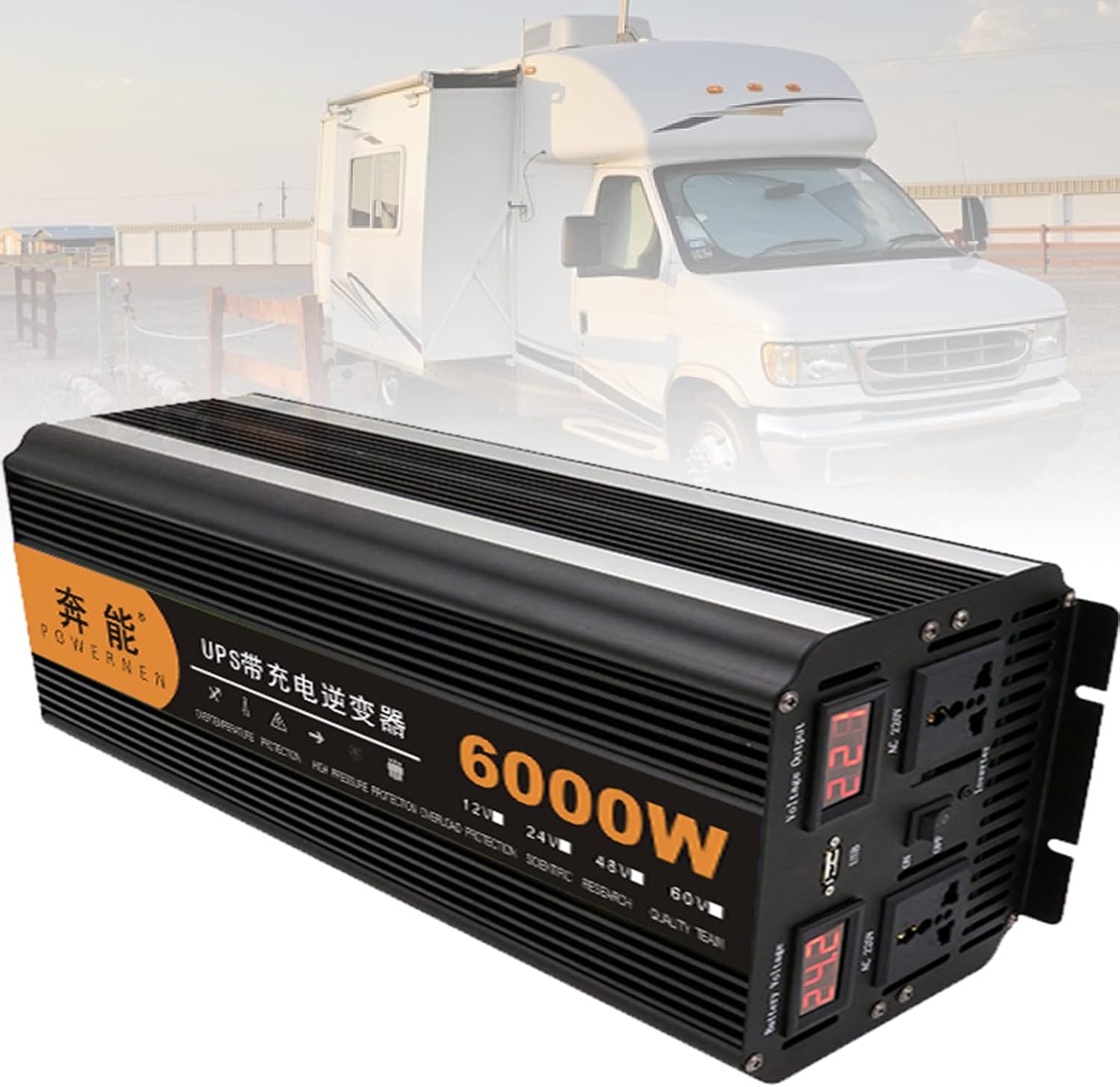 Amazon.com: 3500W 4000W 5000W 6000W 8000W 9000W 12000W 15000W UPS Sine ...