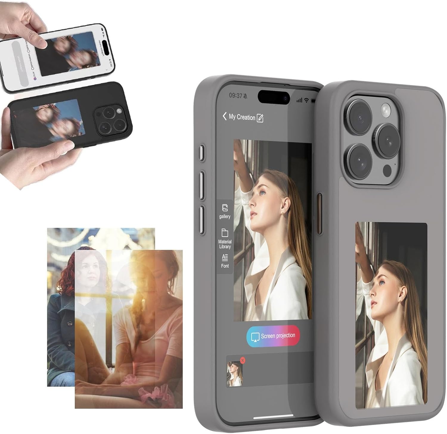 Amazon.com: Snapframe E-Ink Phone Case, Eink Phone Case, 2024 New Smart ...