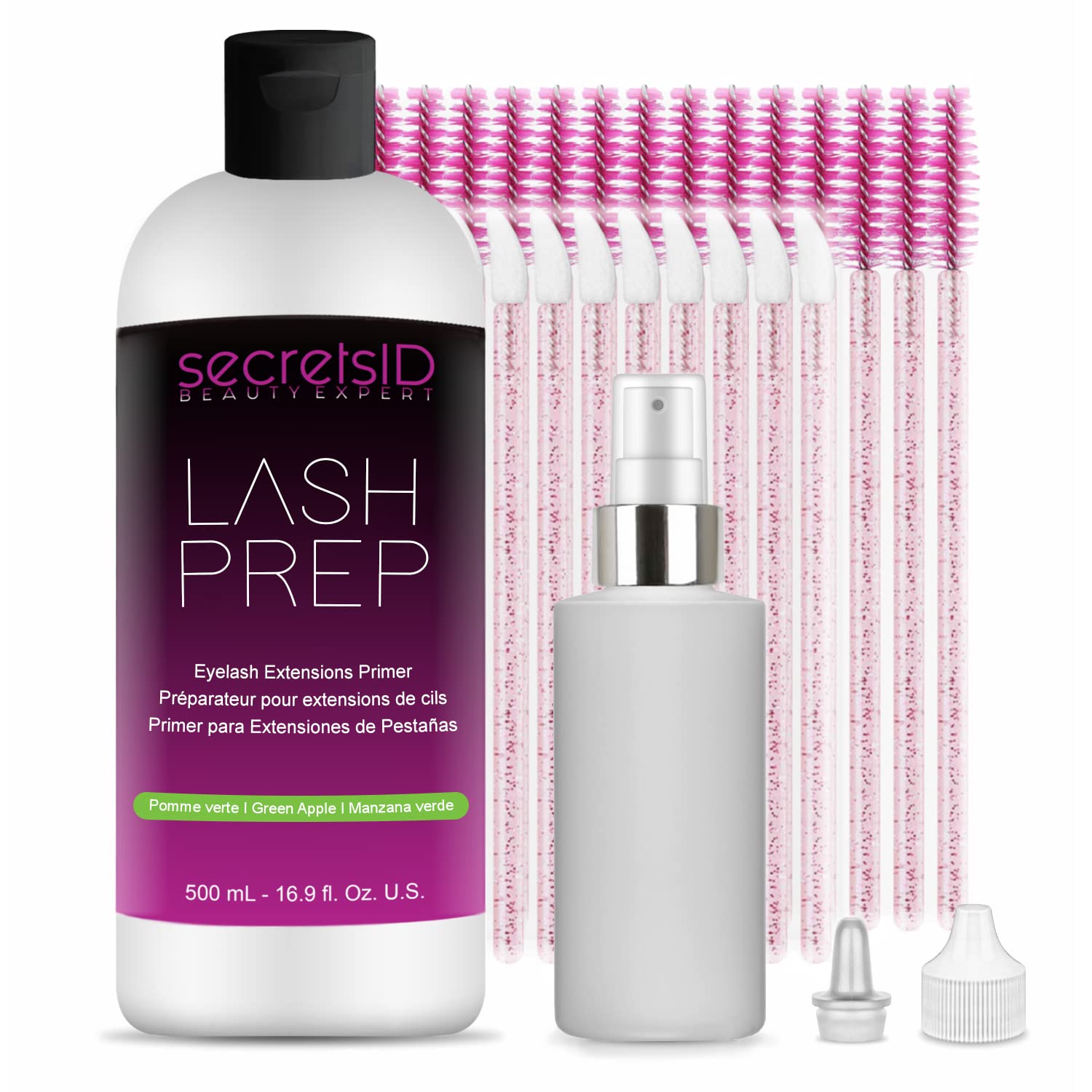 Amazon.com: SecretsID: Eyelash Extension Primer in Bulk (500ml ...