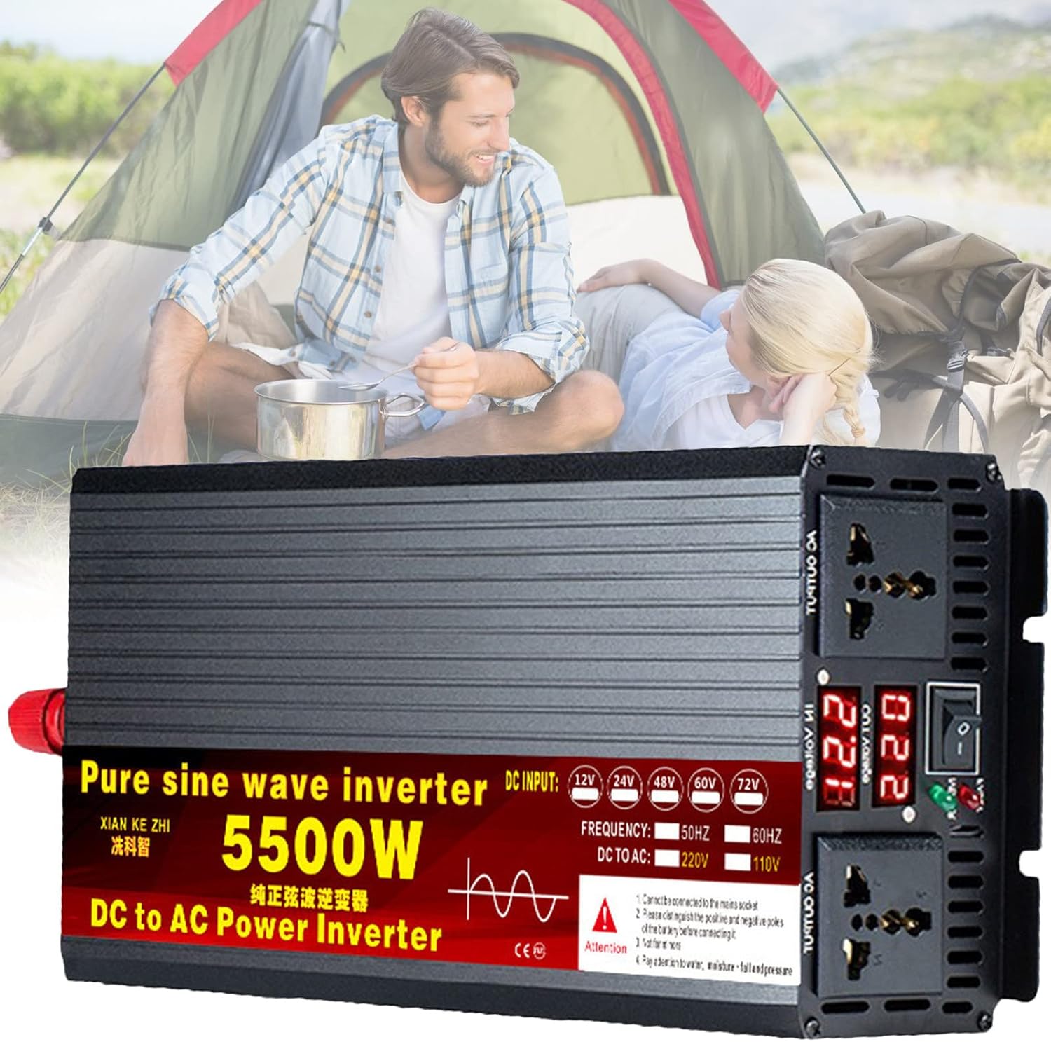 Amazon.com: Pure Sine Wave Power Inverter 3500W 4000W 5000W 5500W ...