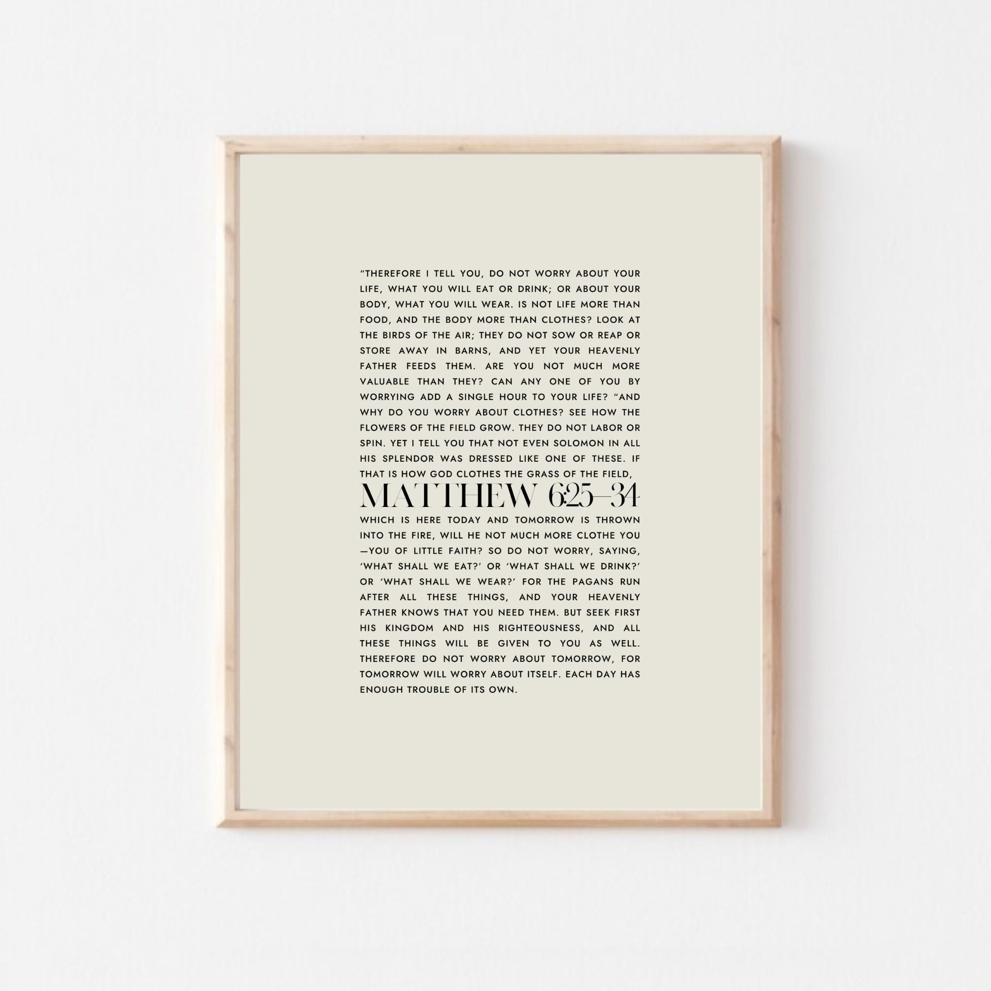 Blue Letter Matthew 6